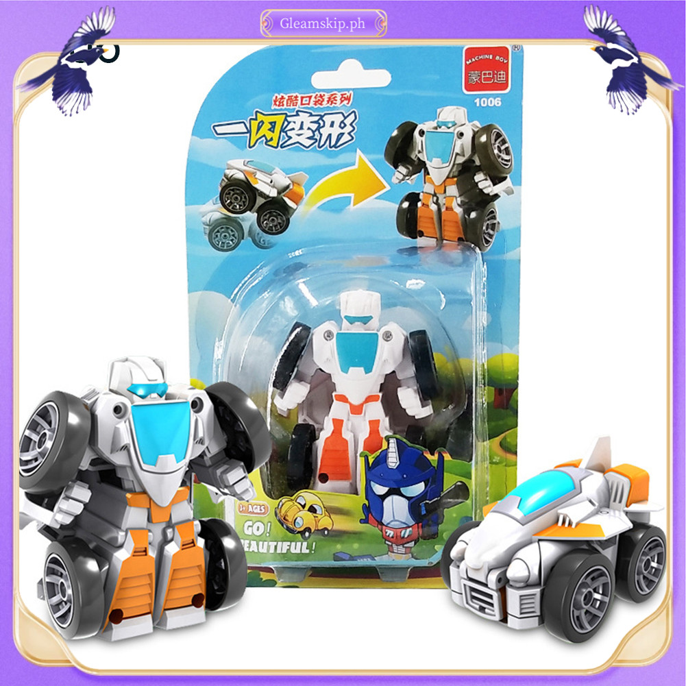 Mini Deformation Car Robot Transformable Inertia Truck Model ...