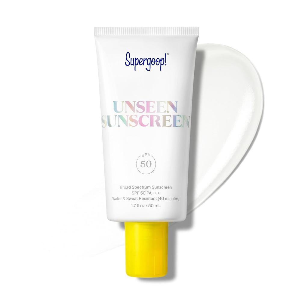 Supergoop! Unseen Clear Face Sunscreen - SPF 50 - Invisible + Broad ...