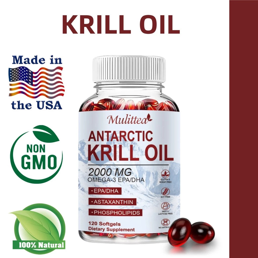 MULITTEA Antarctic Krill Oil contains Omega-3 to support brain ...