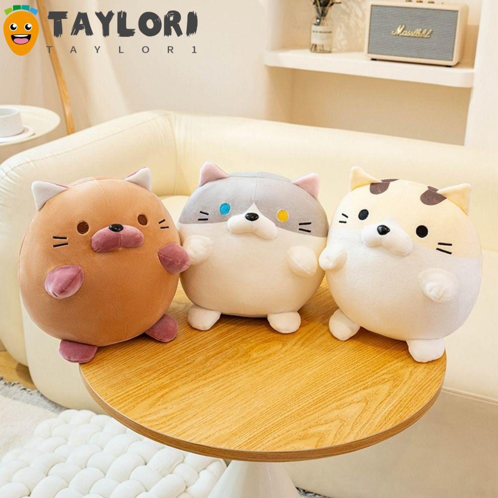 TAYLOR1 Kitten Ball Nap Pillow, Cat Circular Face Down Kitten Ball ...