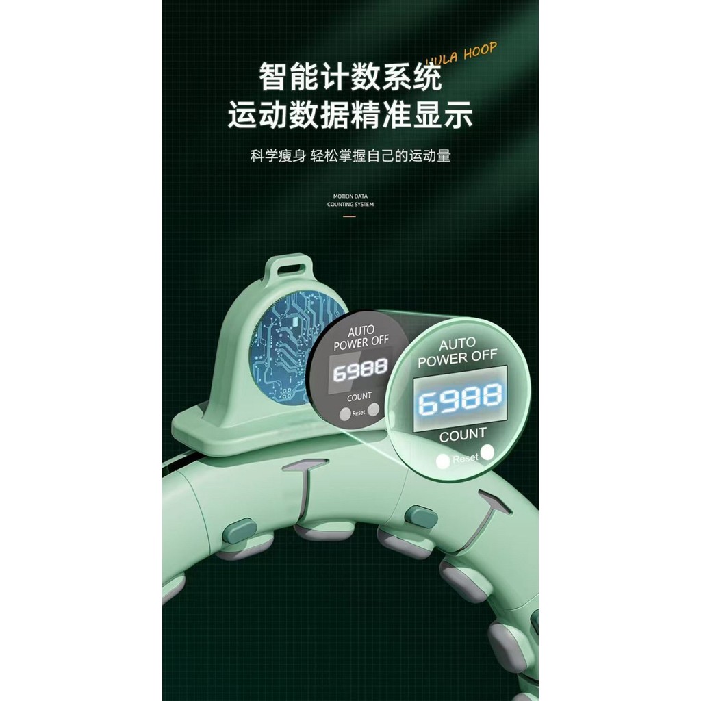 Hula hoop designed for women to reduce belly fat, detachable and ...