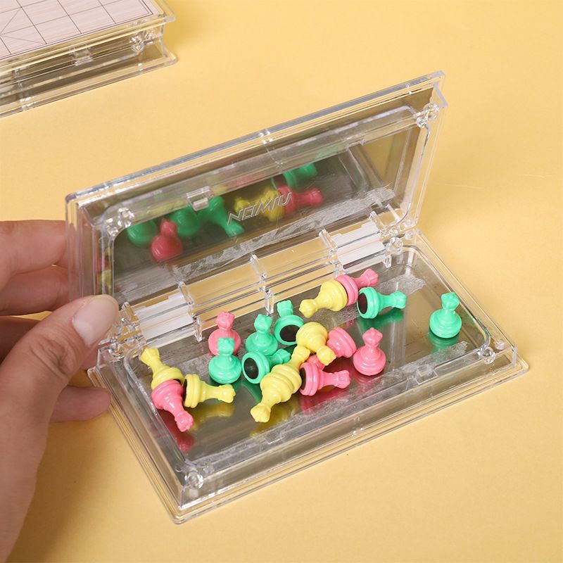 Pocket Mini Flying Chess Foldable Magnetic Crystal Chinese Chess Animal ...