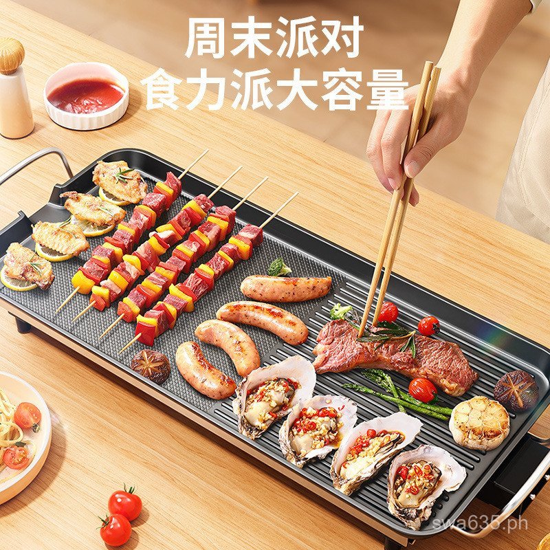 Barbecue Grill for Home Use, Multifunctional Fish Grill, Low Smoke ...