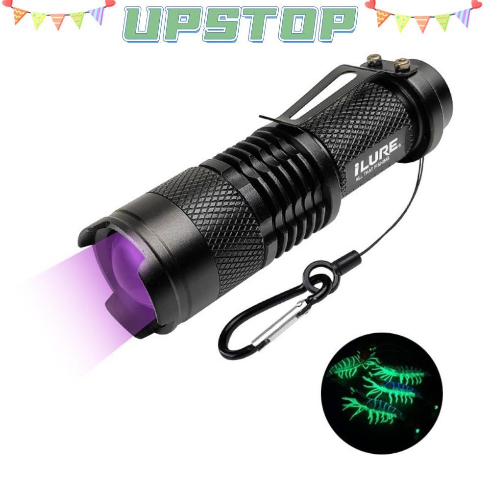 UPSTOPBO UV Flashlight, 395nm Zoomable Ultraviolet Torch, UV Inspection ...