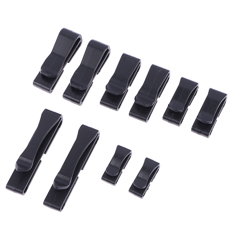 EONE 10Pcs/Pack Quick Slip Keeper Buckle End Clip Slider ck For Camping ...