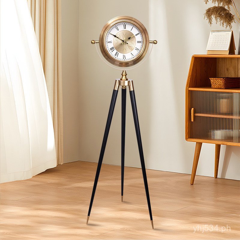 Elegant Standing Clock Floor Clock Living Room Villa Clock Home Light ...