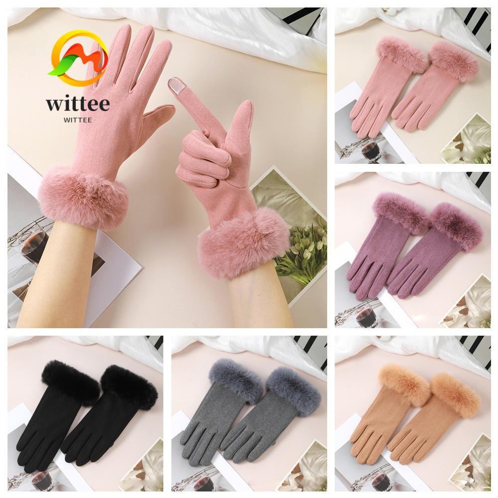 WITTEE Touch Screen Gloves, Full Finger Warm Winter Gloves, Touchable ...