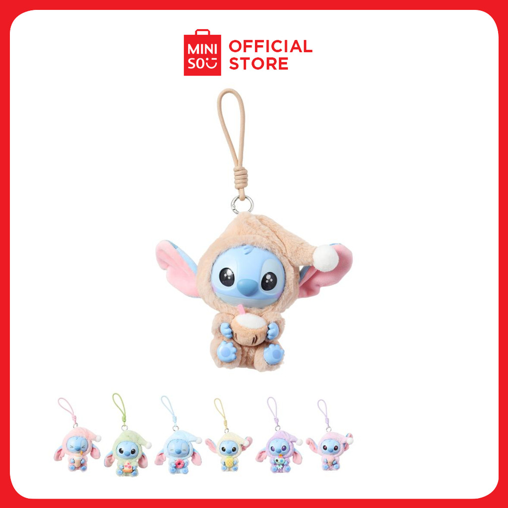 MINISO Disney Stitch Eat Something Before Sleep Collection Vinyl Plush ...