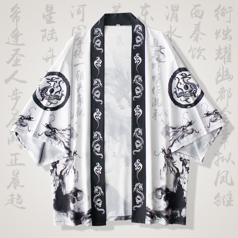 Men's kimono cardigan Japanese men Yukata Harakuju Asian Japanese ...