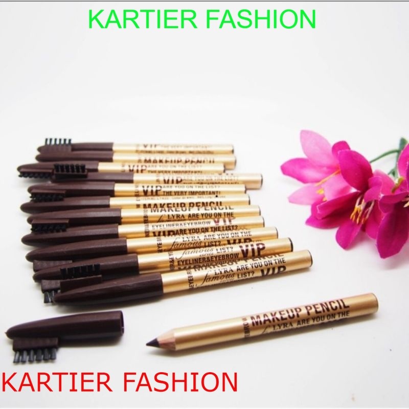 VIP CLASSIC EYELINER & EYEBROW PENCIL PER PACK | Shopee Philippines