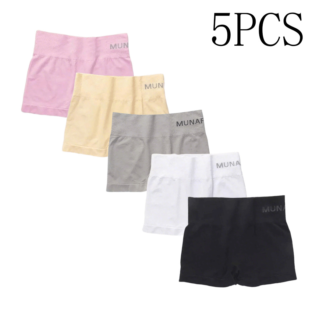 5PCS Set Women's Seamless Panty Safety Pants Ladies Underwear Panties ...