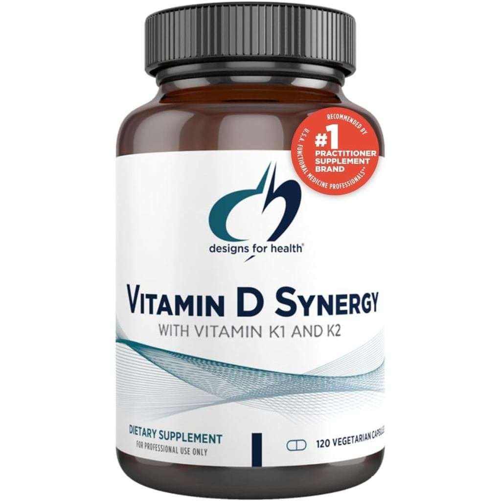 Designs for Health Vitamin D Synergy - 2000 IU Vitamin D with K Supplement - Supports Healthy ...