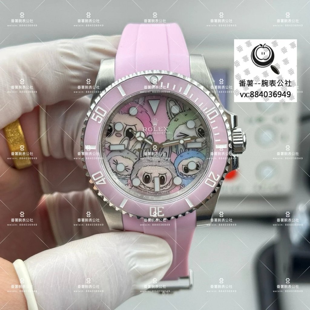 Produced by CLEAN, Rolex & Labubu Rolex Black Co-Branded "Labubu ...