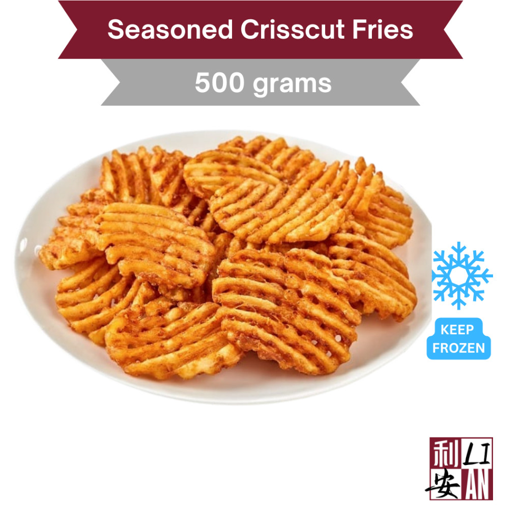 Seasoned Crisscut Fries 500 grams | Shopee Philippines