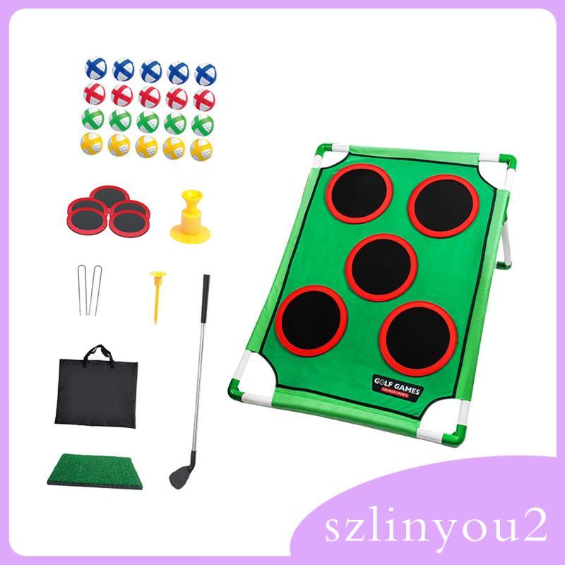 Golf Game Set Training Equipment Portable with 20 Chipping Balls ...