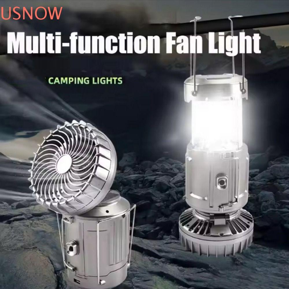 USNOW Solar Camping Lantern, Solar Powered USB Charging Portable ...