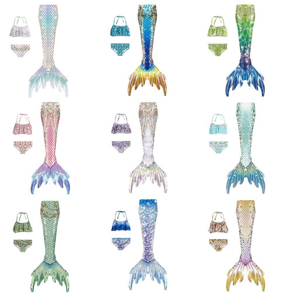 mermaid costume mermaid costume for kids girl Mermaid Swimsuit Girl's ...