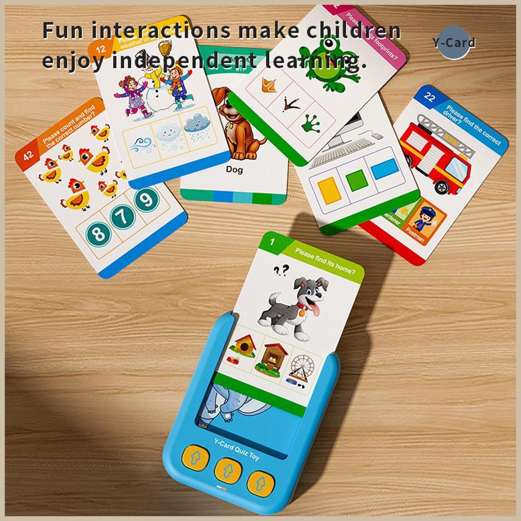 Toddler Talking Flash Cards Speech Learning Toys Toddler Flash Cards ...