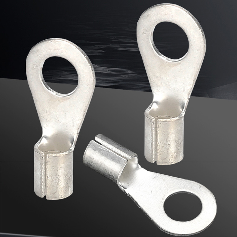 Round Terminal Block OT1/1.5/2.5/4/6-4/5/6/8/10mm Brass Cable Crimp ...