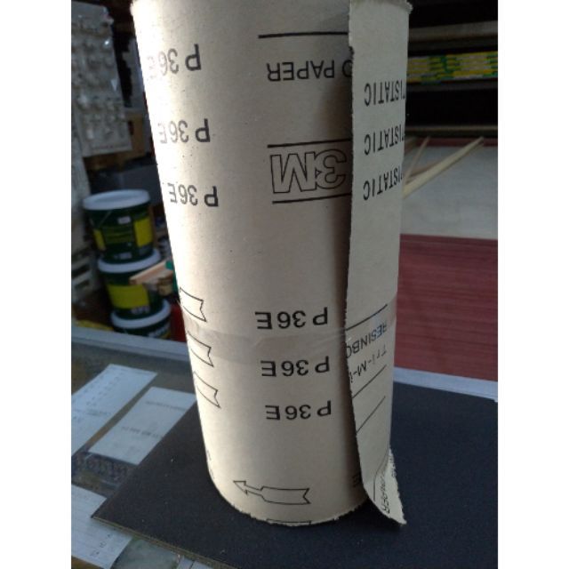 3M Black Heavy Duty Floor Sanding Or Sand Paper Abrasive Liha PER Yard ...