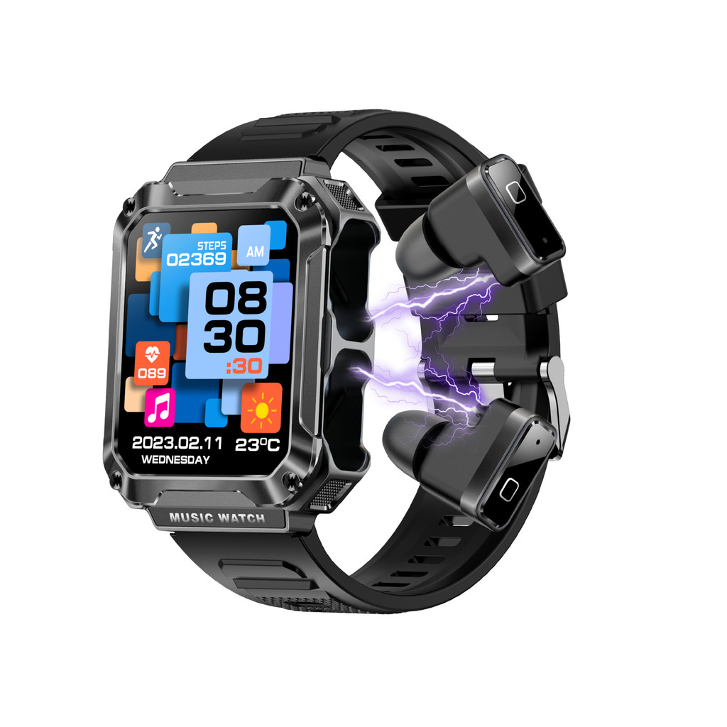 2025 New TWS Smartwatch Earbuds 2-in-1 Extra Large Memory Appearance ...
