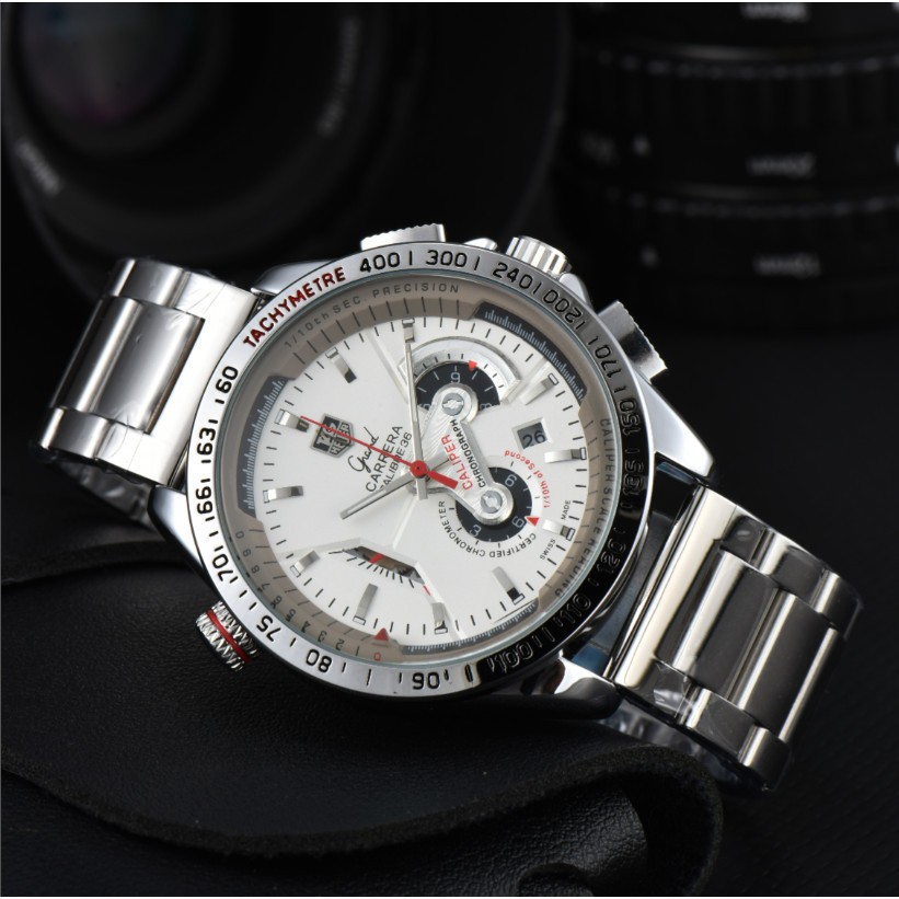 New Fashion Chronograph Running Second Business Steel Band 6-Hand ...