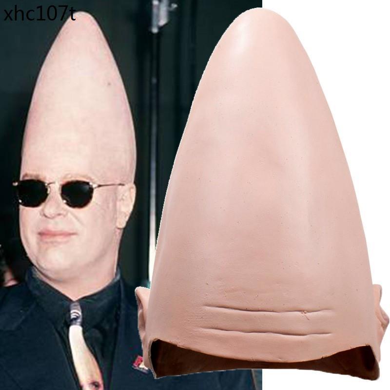 Halloween Headgear Pointed Alien Cone heads Mask Buddha Costume Cassock ...