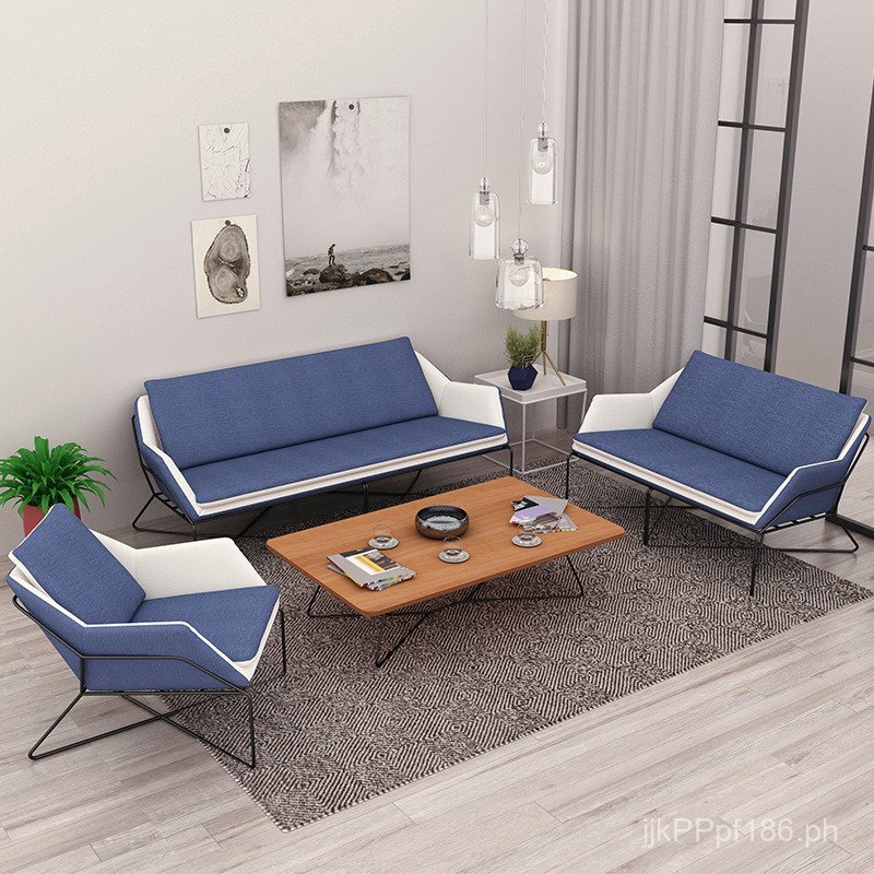 Casual Small Apartment Combination Fabric Modern Recliner Nordic Design ...