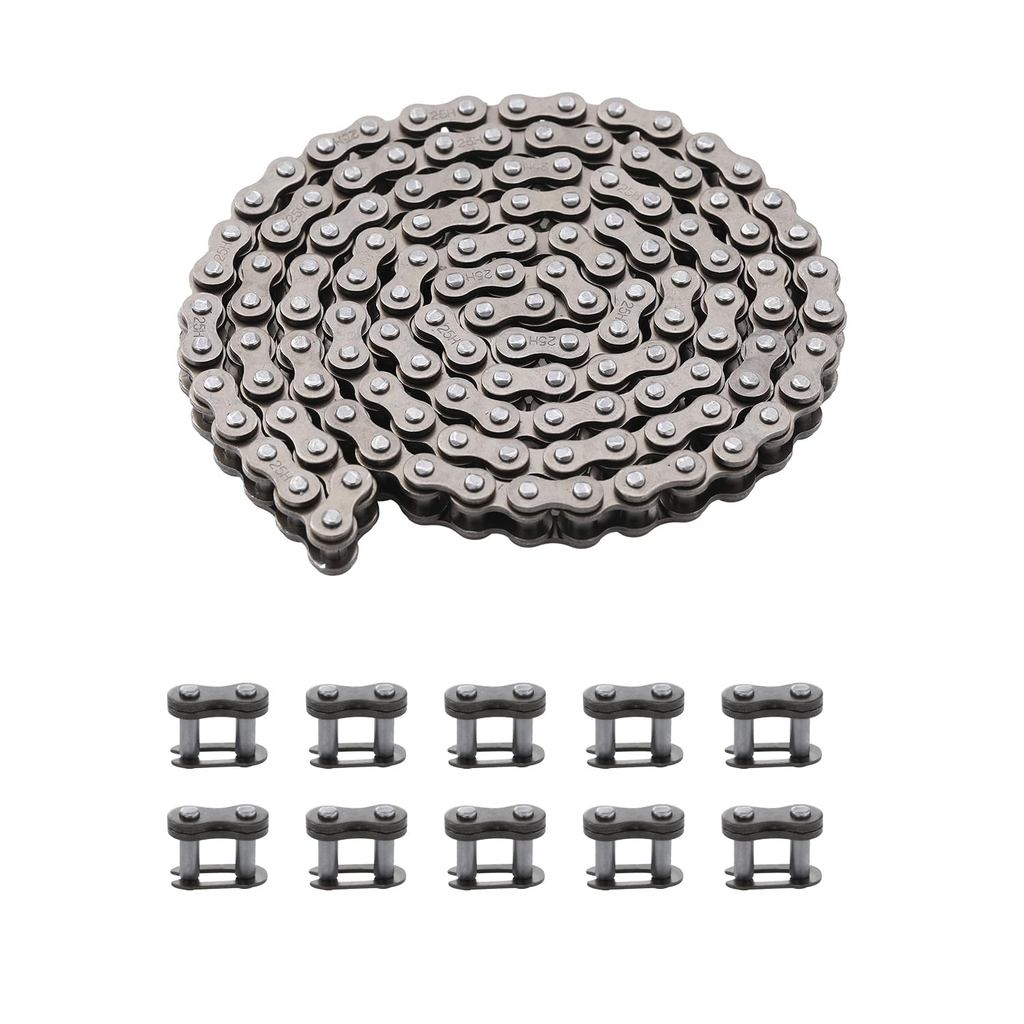 KAMIER 25H Drive Chain 126 Link for Razor MX350 MX400 ZR350 SX350 ...