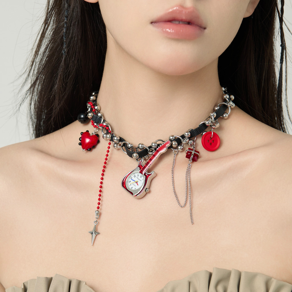 Unique Punk Niche Sweet Cool Necklace Original Design y2k Spicy Girl ...