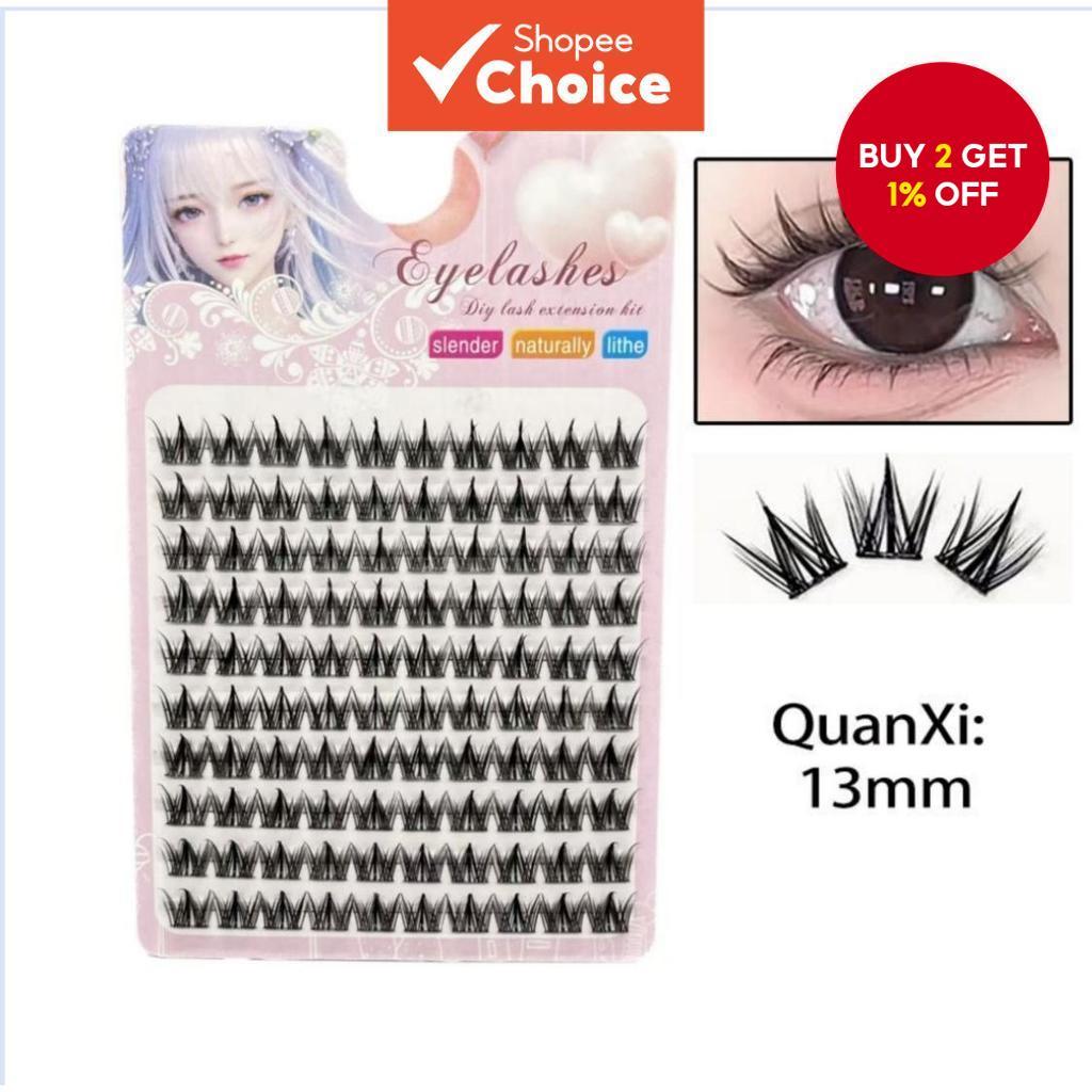 New DIY Lash Comic Style Reusable Single D-Shaped Curled False ...