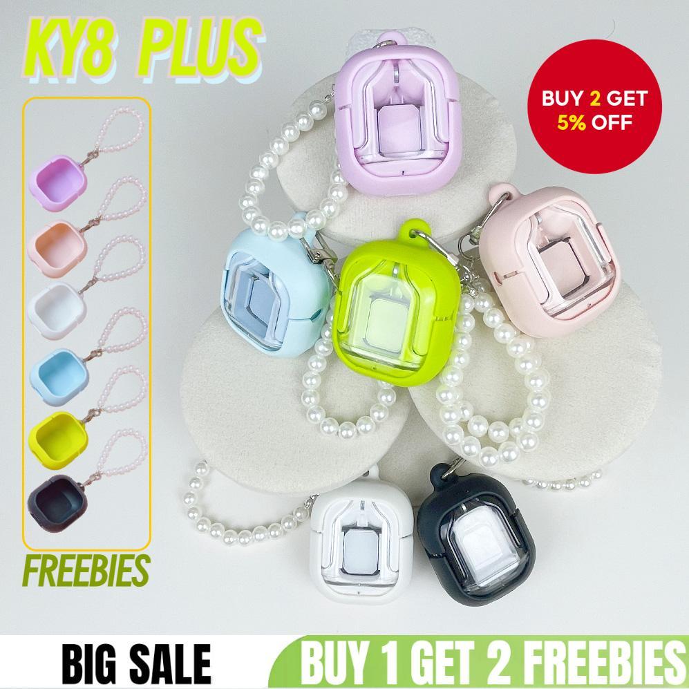 KY8 PLUS Earbuds Colors Transparent Body Earphones LED Digital Display ...
