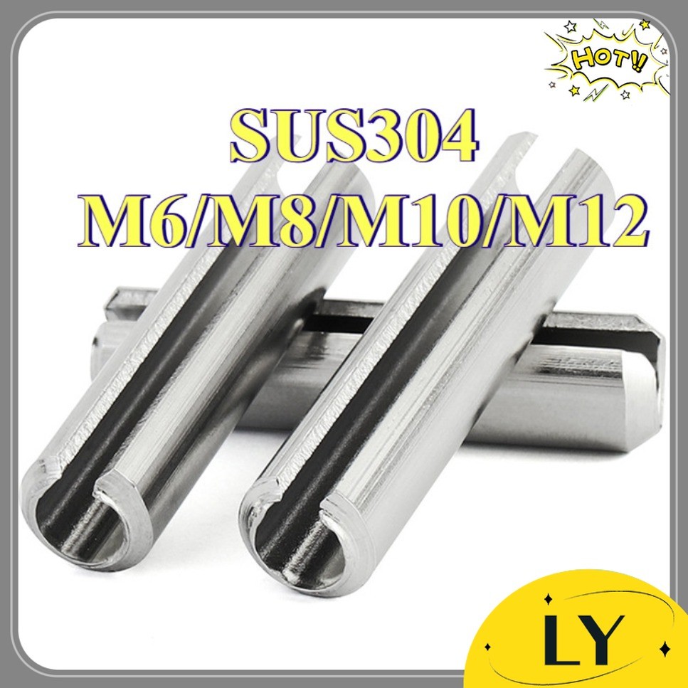304 stainless steel elastic pin, opener pin A2-70 spring pin ...