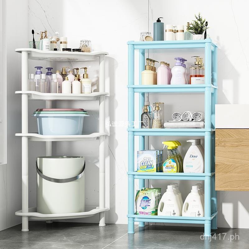 Triangular Toilet Storage Rack Floor-standing Bathroom Basin Rack ...