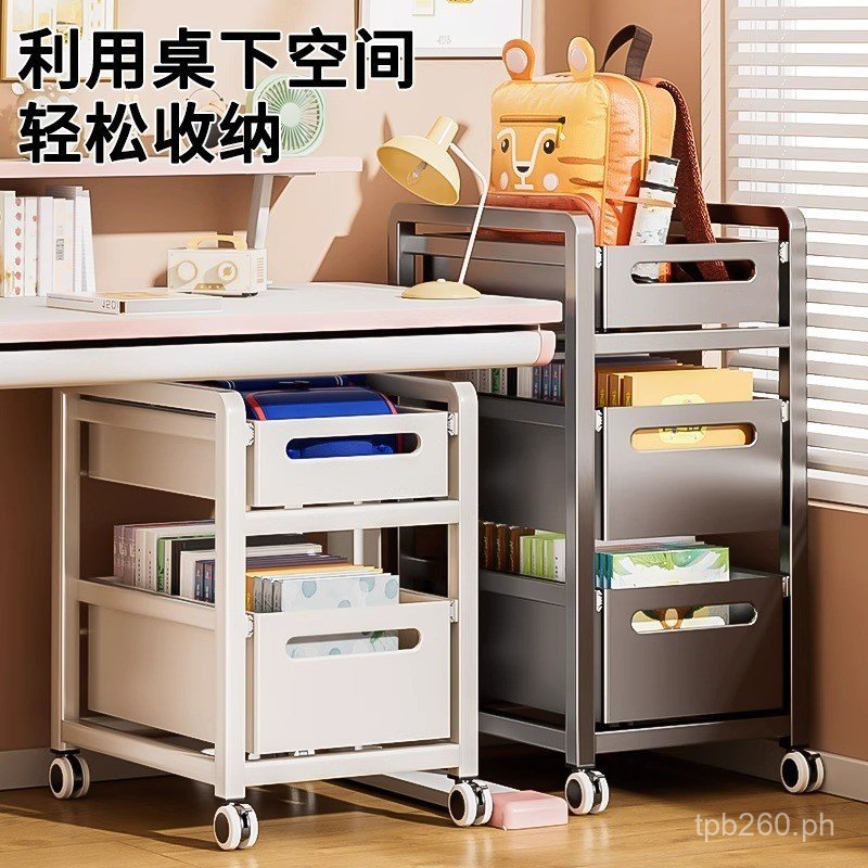 Book Trolley Magic Tool Desk Cabinet Under Desk Storage Rack Floor ...