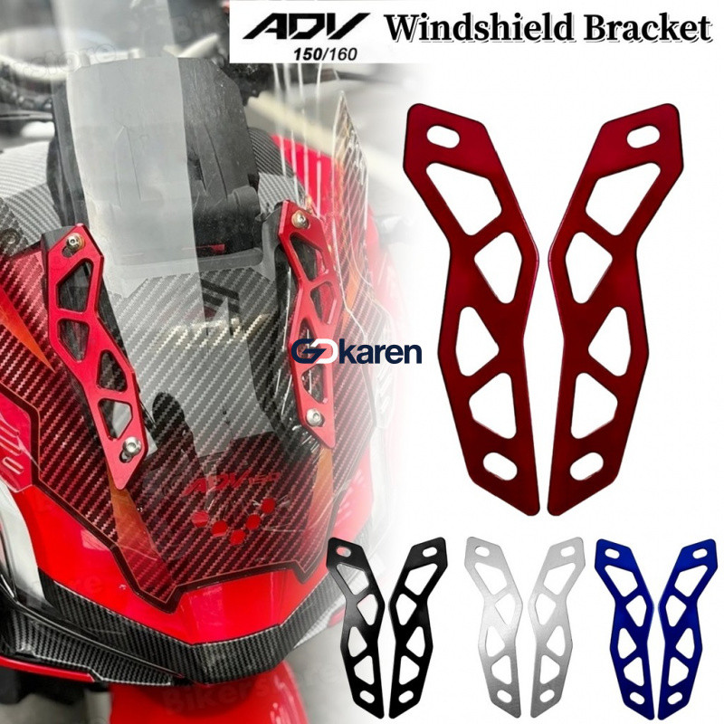 Honda ADV150 ADV160 Windshield Bracket CNC Aluminum Alloy Windshield ...