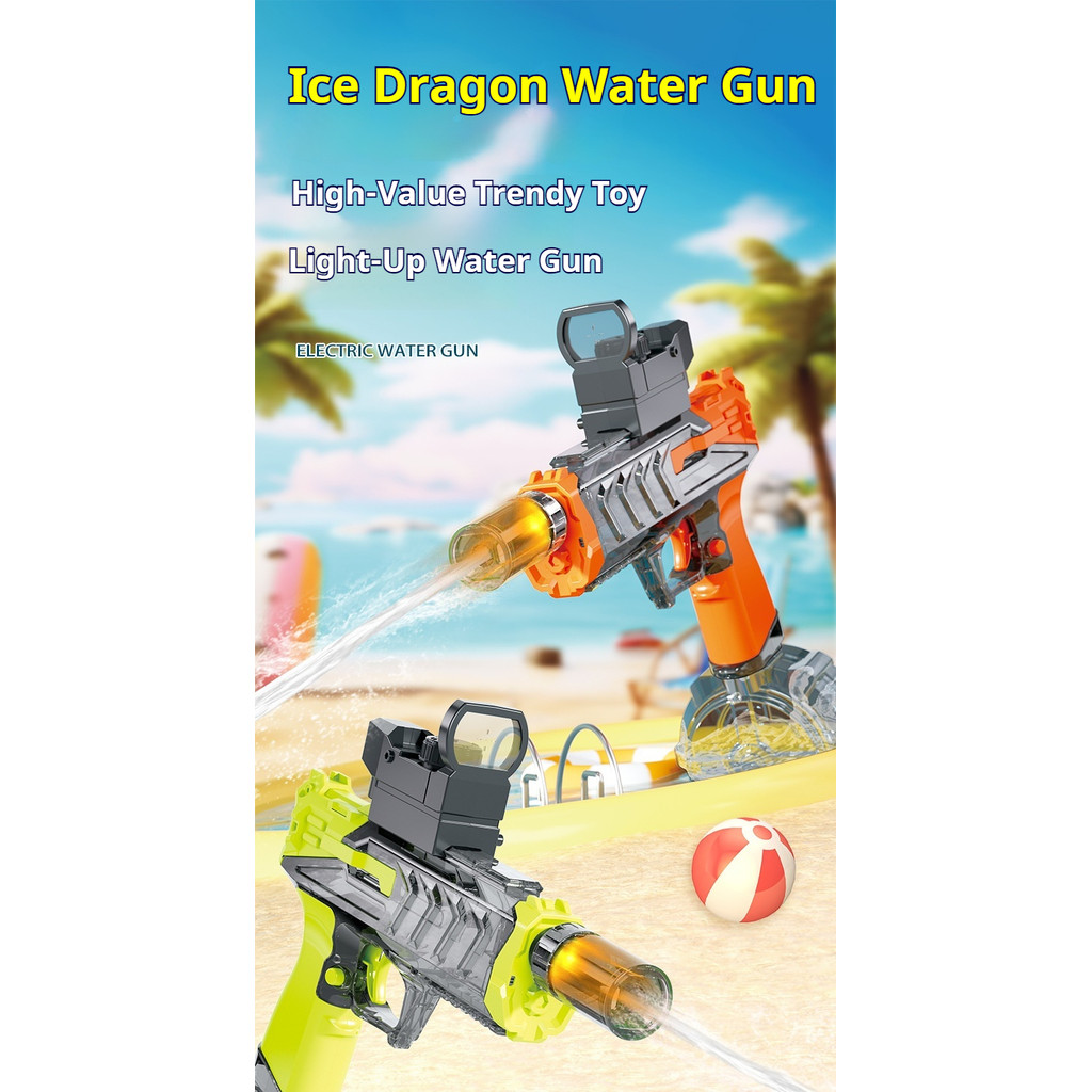 [Hot New Arrival] Firelight Ice Rat Electric Water Gun Children's Water ...