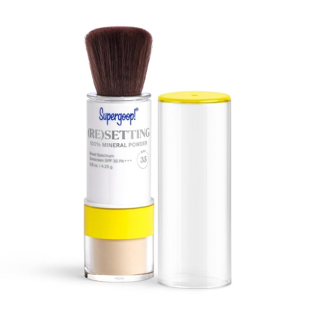 Supergoop! (Re) setting Mineral Powder, Translucent - 0.15 oz - Makeup ...