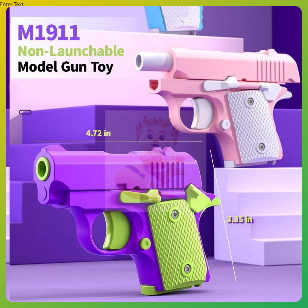 GUN M1911 BABY GUN TOY GUN MINI GUN STRESS RELIEF GUN | Shopee Philippines