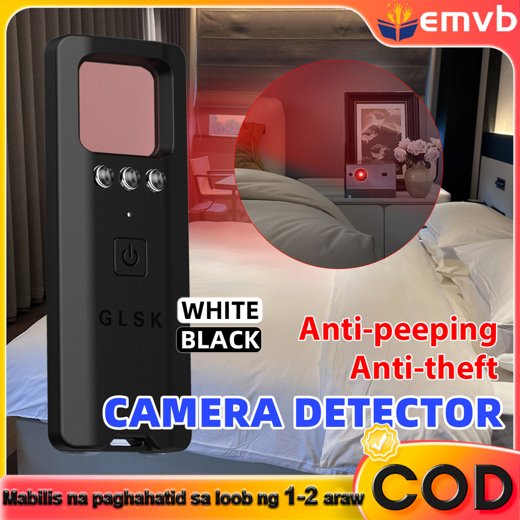 Portable Hidden Camera Detector Black/White Anti-Spy Security Gadget ...