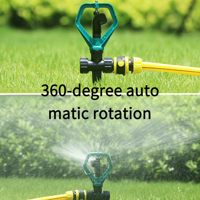 【COD】360-degree automatic rotating sprinkler, multi-functional for ...