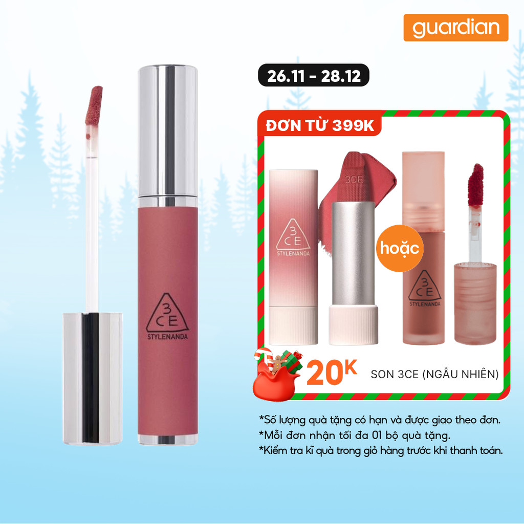 3CE Hazy Lip Clay Matte Lipstick 4gr | Shopee Philippines