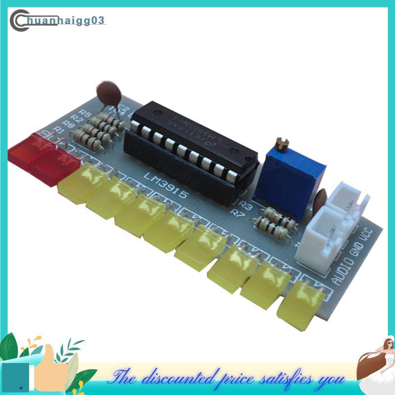 【chuanhaigg03】LM3915 Audio Level Indicator Diy Kit 10 Led Sound Audio ...