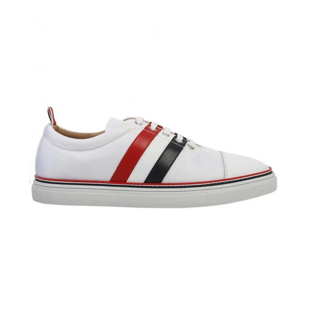 Thom Browne Tom.Brown TB Men's White Sneakers Casual Shoes | Shopee ...