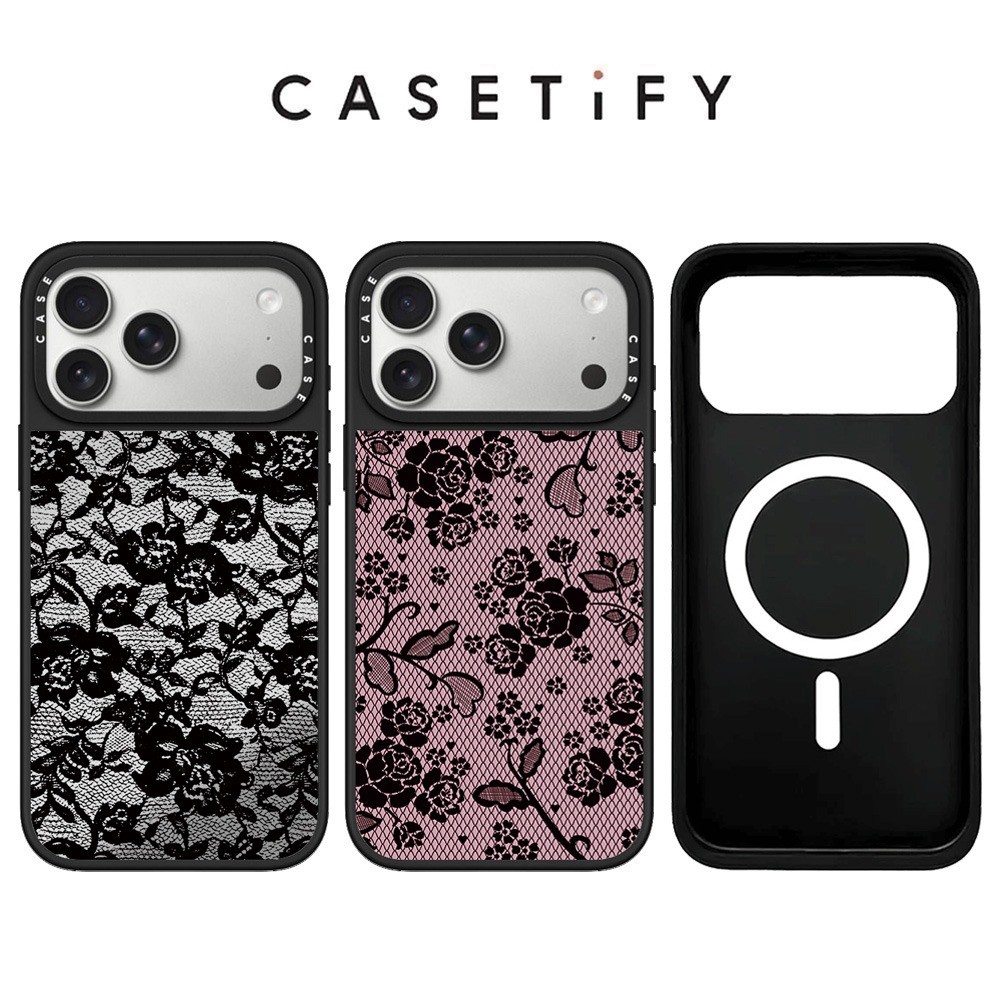 Magnetic Lace Flower Mirror Phone Case for IPhone 17 Pro Max 17Air 16 ...