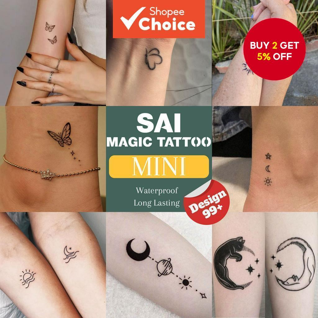 SAI MAGIC TATTOO Multiple Styles Long-Lasting Waterproof Temporary ...