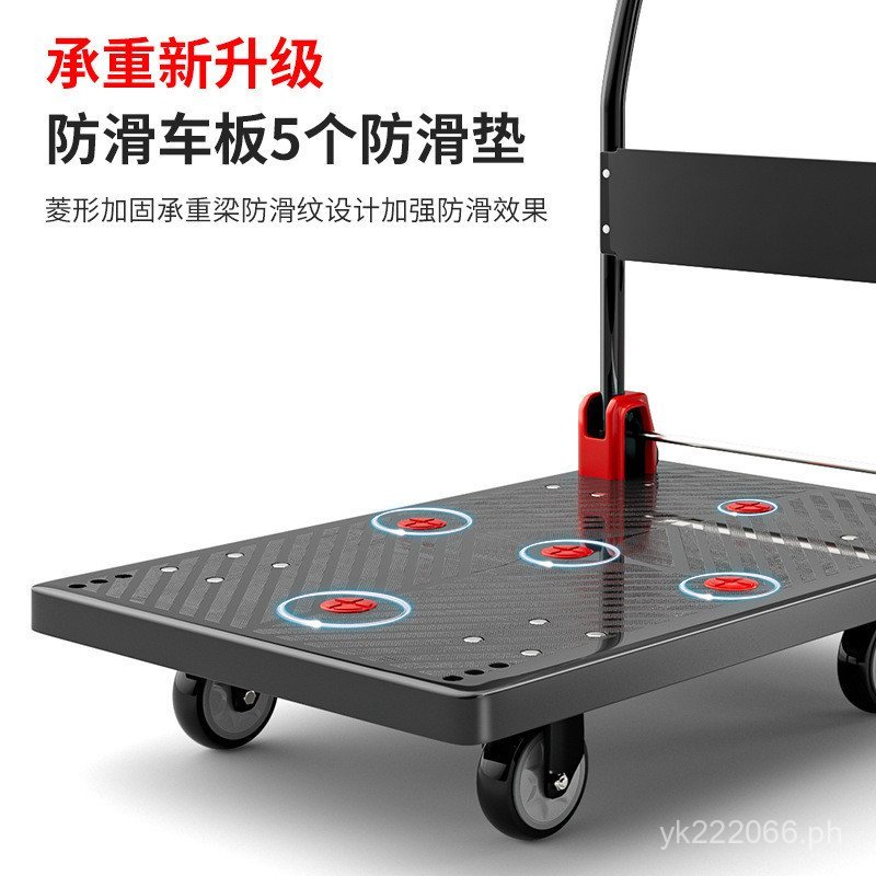 Foldable Shopping Mall Trolley Cross-Border Handling Hand Pull Cart ...