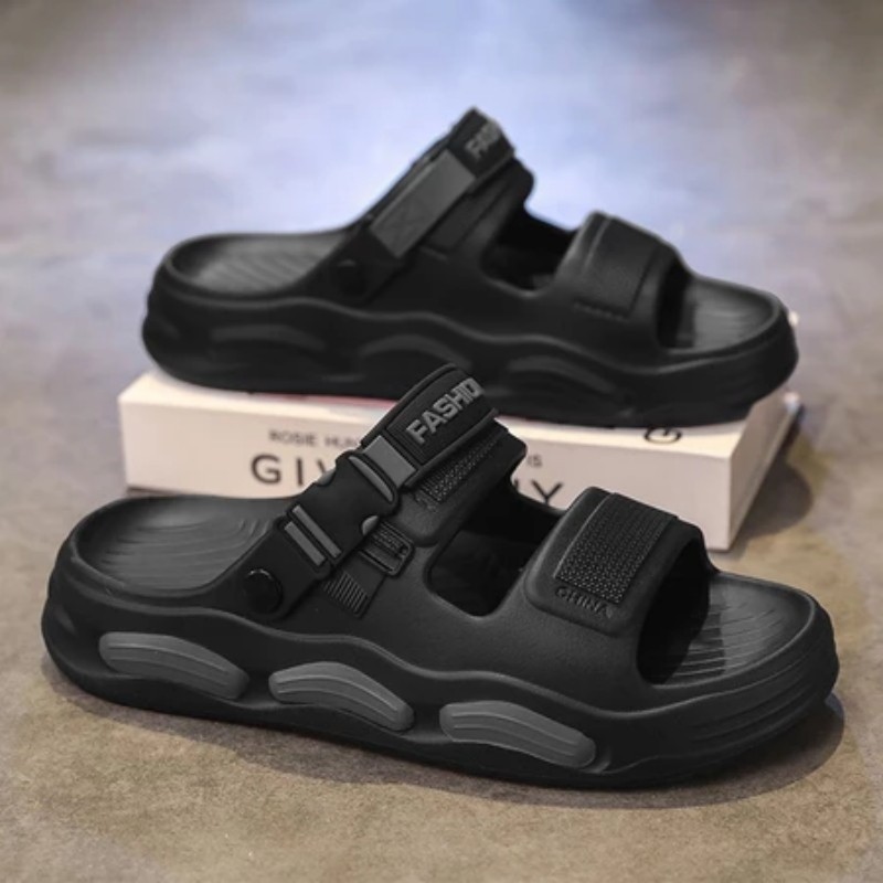 WS EVA Slippers Summer Sandals Durable Flat Sandals Men Shoes New Male ...