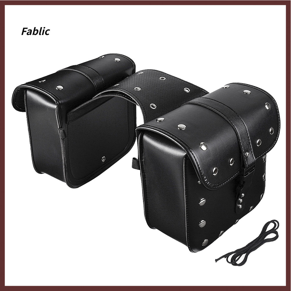 Fablic 2Pcs Universal Waterproof Motorcycle Saddle Bag Pannier Side ...