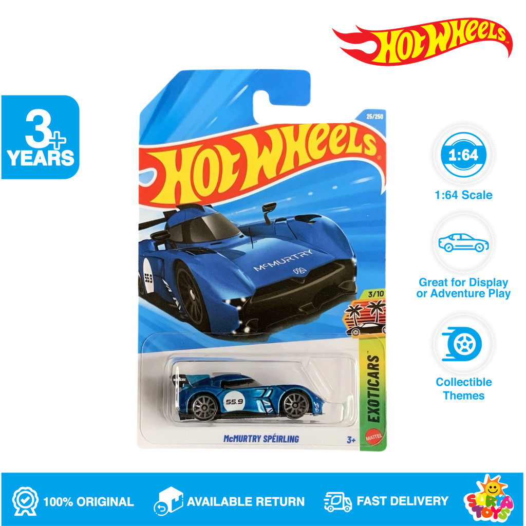 Hot Wheels McMurtry Speirling Blue - Lot B 2026 | Shopee Philippines
